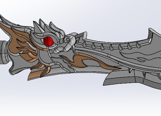 🐉 Dragon Blade custom LEGO Minifigure Weapons Set・ STL File for 3D ...