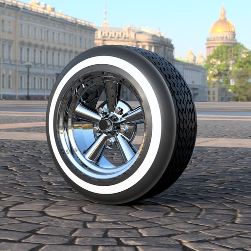 👽 Astro Supreme 13 x6 rims with Coker 520 tyres.・ STL File for 3D ...