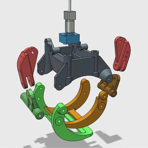 🪵 1/14 Wood Grapple・ STL File for 3D printing・Cults