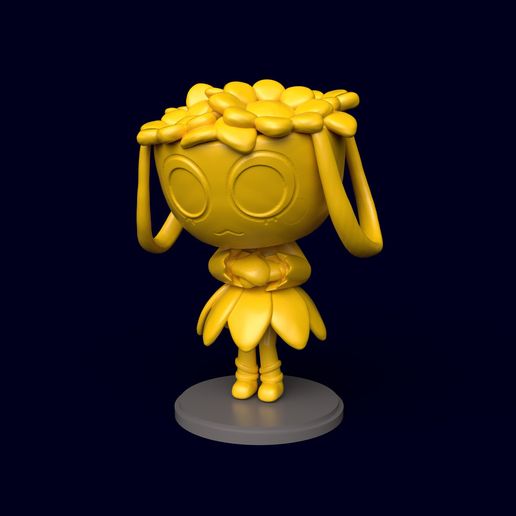 🗺️ Dandy's World: Skin Bassie Sunflower Patch・ 3D File for 3D printing ...
