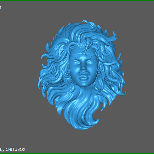 😡 X-Men Rogue Head Angry 1/6th Scale・ STL File for 3D printing・Cults