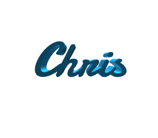 chris name design