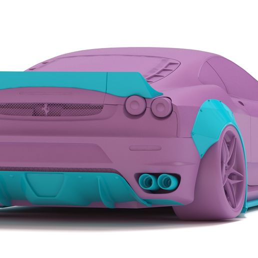 👽 F430 Wide Body Kit・ 3D File for 3D printing・Cults