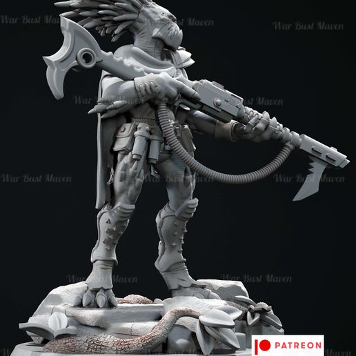 🎲 Kroot Shaper・ STL File for 3D printing・Cults