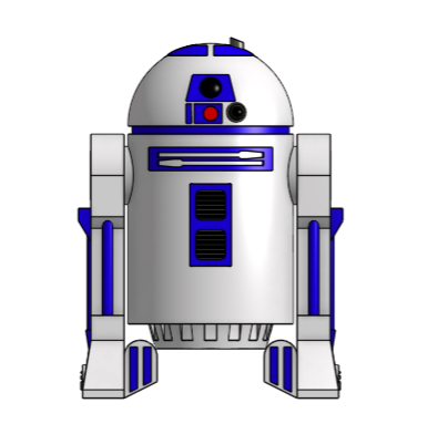 ⭐ R2-D2・Free STL File for 3D printing・Cults