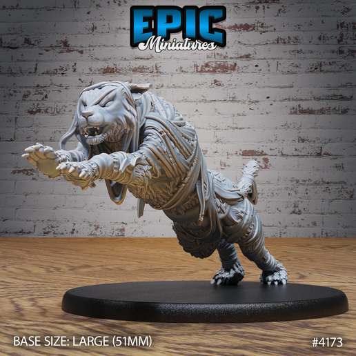 👻 Lynx Mummy Attack ‧ DnD Miniature ‧ Tabletop Miniatures ‧ Gaming ...