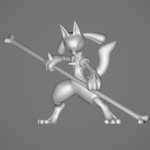 lucario using bone rush