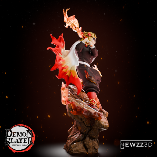 💬 Rengoku - Demon Slayer・ 3D File for 3D printing・Cults