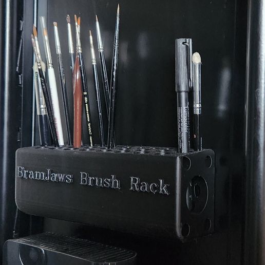 STL file Brush Rack 🧰 ・3D printing model to download・Cults
