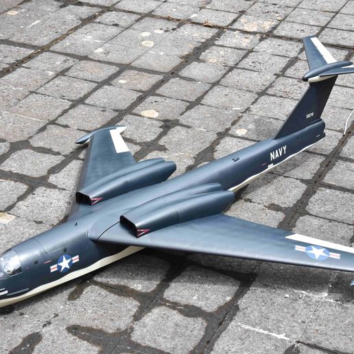 🛩️ Martin P6M SeaMaster , 1200mm Scale RC Seaplane・ 3D File for 3D ...