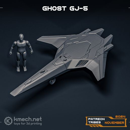 👻 GHOST aircraft・ 3D File for 3D printing・Cults
