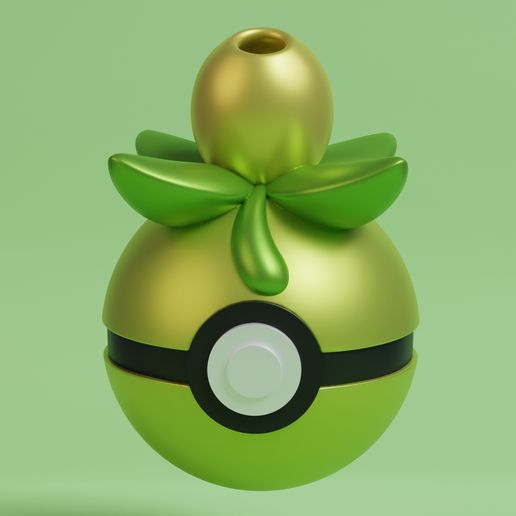 STL file Pokemon Smoliv Pokeball 🐉 ・3D printer design to download・Cults
