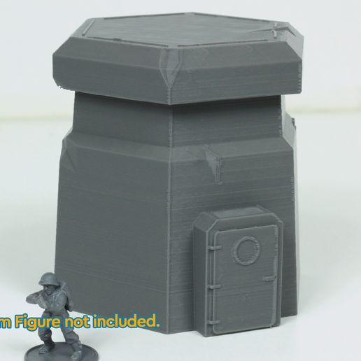 🎲 Beobachter Watchtower German Bunker・ 3D File for ・Cults