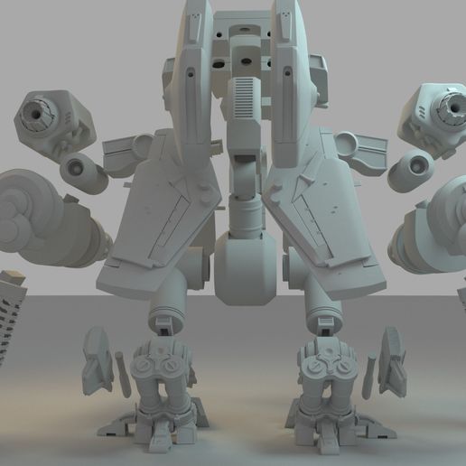 🤖 Viking - Terran Mech Unit・ OBJ File for ・Cults
