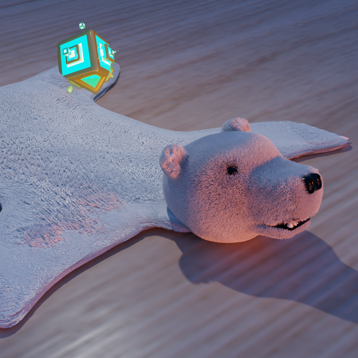 STL file Bear carpet 🐻 (OBJ)・3D printing idea to download・Cults