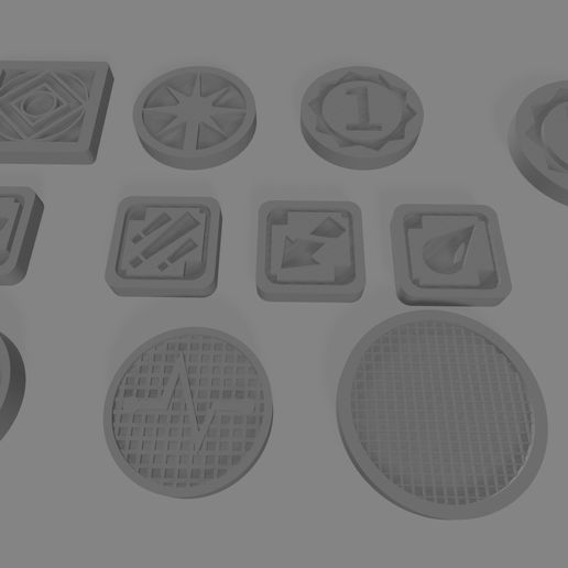 ⭐ Star Wars Shatterpoint Tokens・ 3D File for 3D printing・Cults
