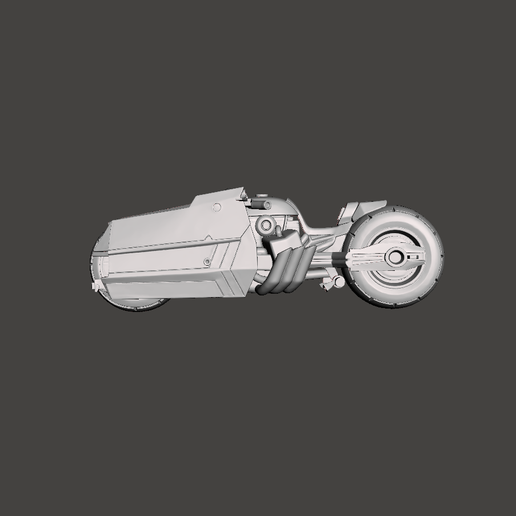 🎨 BATMAN BATCYCLE RETRO FAN ART・ OBJ File for 3D printing・Cults