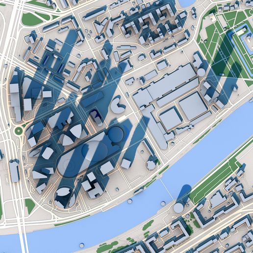 3D file Moscow City Russia 🏙️ ・3D print design to download・Cults