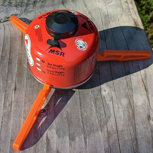 🏕️ Camping Fuel and Butane Can Stand or Tripod・Free STL File for ・Cults