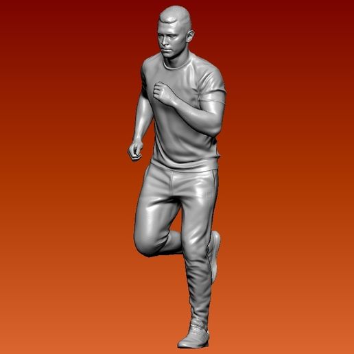 STL file Boy running in a t-shirt model - 3D print 👦 ・3D print model to ...