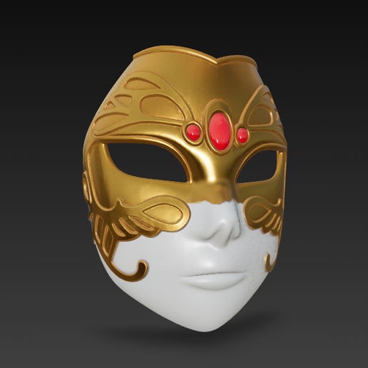 👺 Xie lian Mask, (Heaven Official's Blessing)・ STL File for 3D printing ...