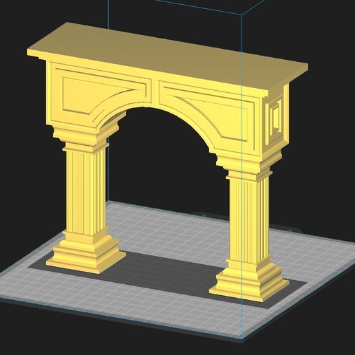 🎨 ANTIQUE STYLE ARCH・ STL File for 3D printing・Cults