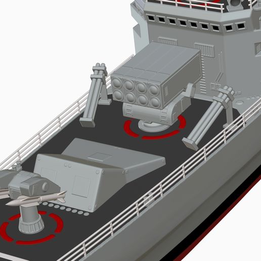 🪖 USS Leahy (DLG-16)・ 3D File for 3D printing・Cults