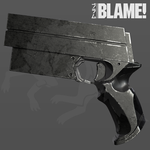 🔫 BLAME! Gravitational Beam Emitter Killy Gun 3d model stl for cosplay ...