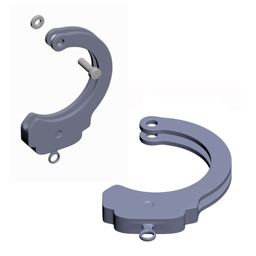 Hand cuffs・ 3D File for 3D printing・Cults