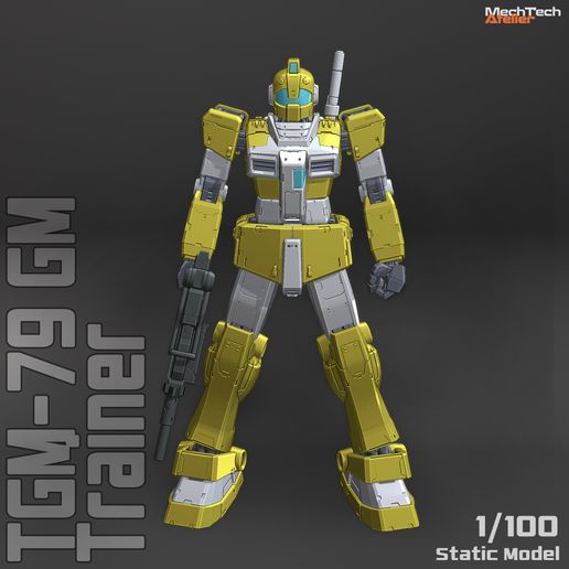 🤖 TGM-79 GM Trainer・ 3D File for 3D printing・Cults