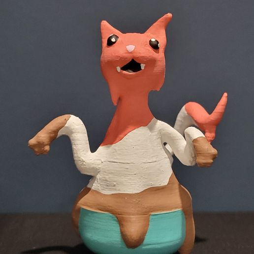 🧊 TMNT Ice Cream Kitty・ STL File for 3D printing・Cults