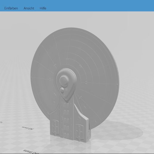 ⭐ Star Trek Axanar USS Ares 1/1000・Free STL File for 3D printing・Cults