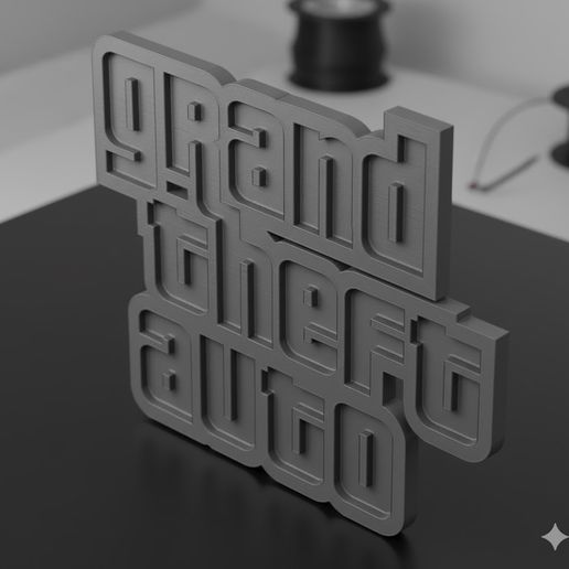 👾 Grand Theft Auto (GTA)・Fichier STL pour Impression 3D・Cults
