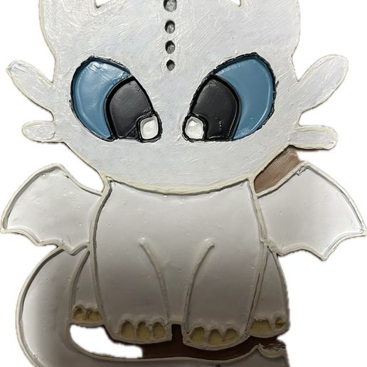STL file Toothless and light fury HTTYD themed name plaque 🐉 ・3D ...