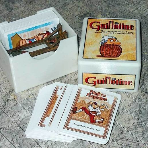🎲 Guillotine Game Set・Free STL File for ・Cults