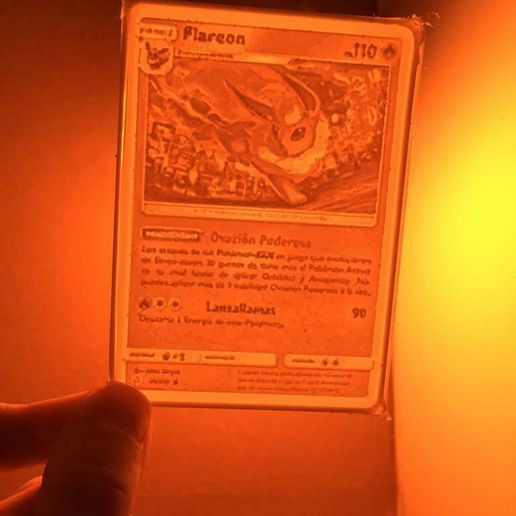 Archivo STL flareon pokemon tcg lithophane 🐉 ・Objeto imprimible en 3D ...
