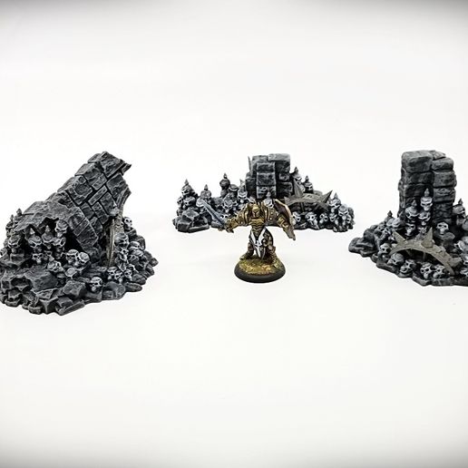 🎲 Rubble Pile Bundle - Grimdark・ 3D File for ・Cults