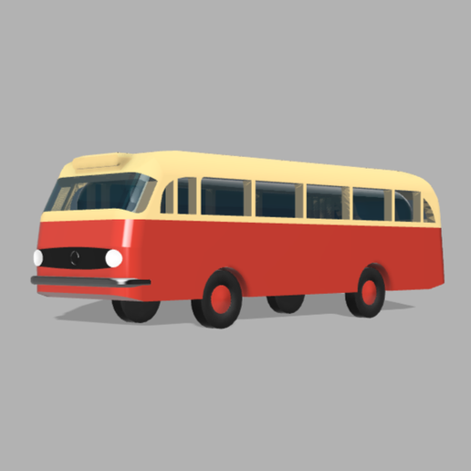 🚗 Mercedes Benz bus・ STL File for 3D printing・Cults