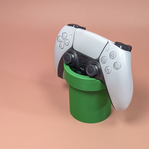 🎮 Super Mario Pipe PS5 Controller Stand・ STL File for 3D printing・Cults