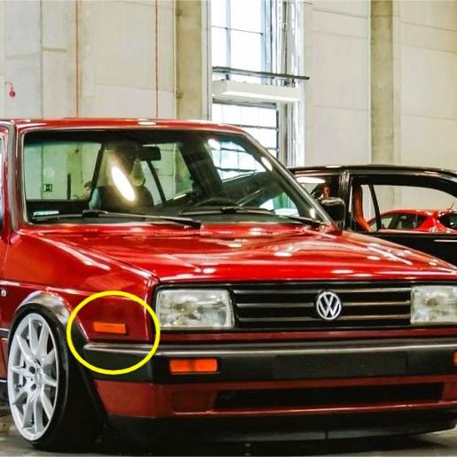 STL file SIDE CORNER VOLKSWAGEN JETTA 1992 🚗 ・3D print design to ...