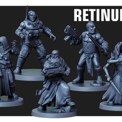Download 10 3D models from Inquisitorial Retinues listed by 40Kollator ...