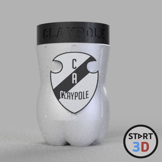 🍾 CLAYPOLE CUT BOTTLE (AMS)・ 3MF File for 3D printing・Cults