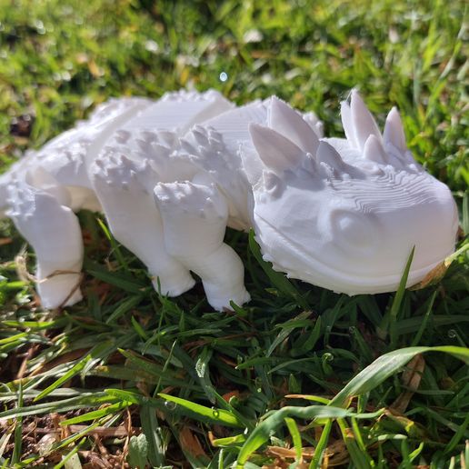 🦖 amazing flexible figure of klombo・ STL File for ・Cults