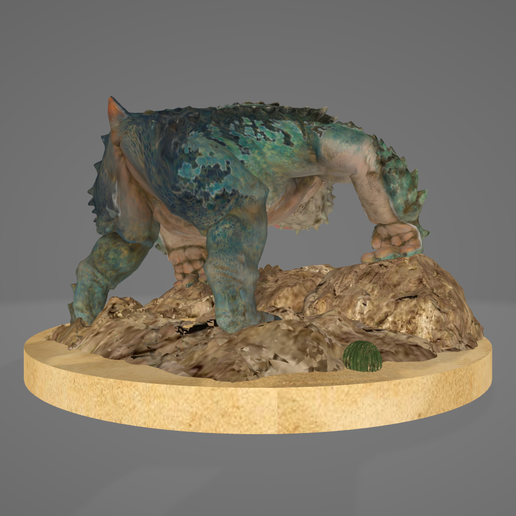 👹 MONSTER HUNTER CHATACABRA FIGURE・ STL File for 3D printing・Cults