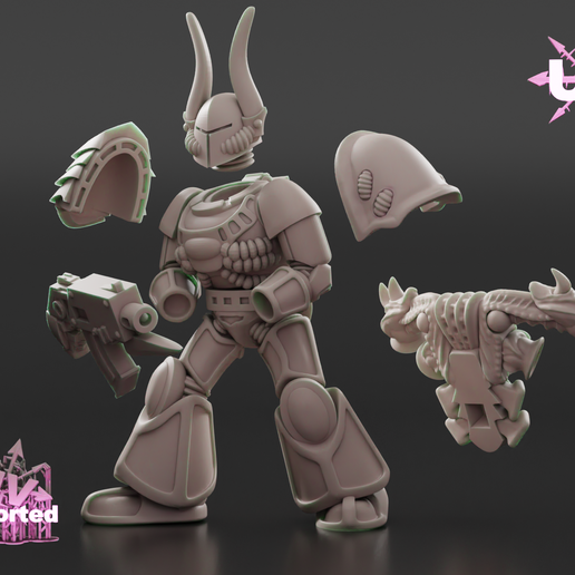 🛰 space crusade chaos space marine・Free STL File for 3D printing・Cults