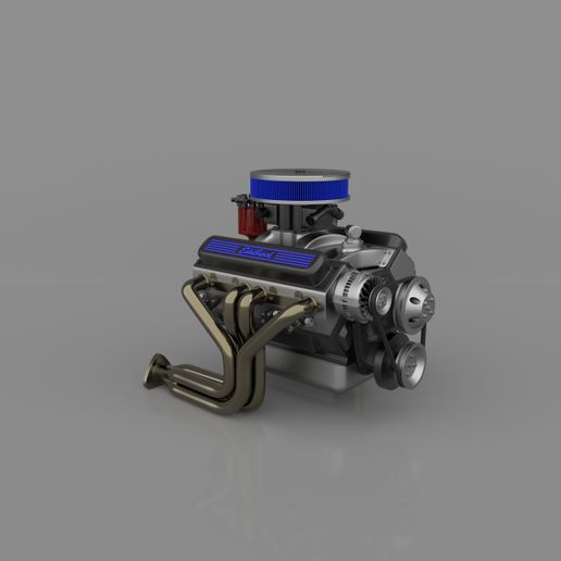 📁 Edelbrock V8 Engine 3D Model Ready to Print STL File・ STL File for 3D ...