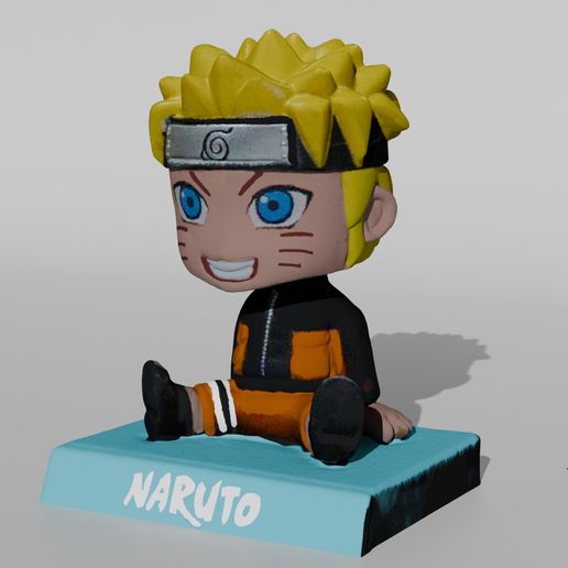 3D file Chibi Naruto Cute 👾 ・3D printer design to download・Cults