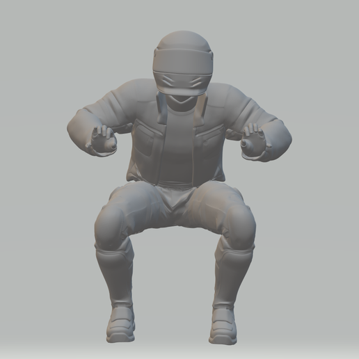 🏍️ sports motorcycle rider・ STL File for 3D printing・Cults