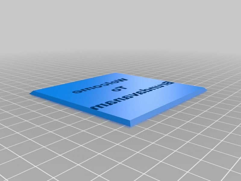 Fichier STL gratuit bienvenue à・Design pour imprimante 3D à télécharger ...