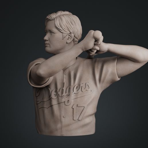 🗿 Shohei Ohtani・ STL File for 3D printing and CNC machining - Laser ...